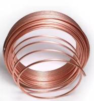 China ASTM B280 AC 3/8'' 1/2'' 3/4'' 1/4'' Straight Copper Tube For HVAC Rolling Pancake Coil for sale