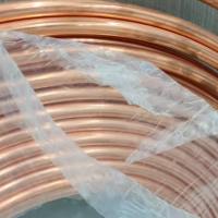 China Gas Powered Copper Refrigeration Tube Pancake Coil Soft Temper Ends ASTM B280 Industrial for sale