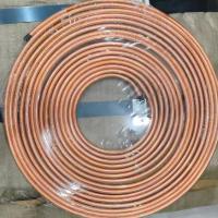 China Gas Powered Copper Refrigeration Tube Pancake Coil Soft Temper Ends ASTM B280 Industrial for sale