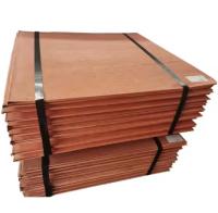 China High Purity 97%-99.99% Red Electrolytic Copper Cathode 4mm-2500mm 1m-12m for sale