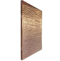 China Decorative Hammered Copper Sheet Metal Wall Cladding For Wall Home Decoration for sale