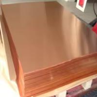 China 0.5mm-0.8mm Industrial Decorative Copper Sheets C11000 Pure Copper Sheets for sale