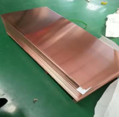 China 0.5mm-0.8mm Industrial Decorative Copper Sheets C11000 Pure Copper Sheets for sale