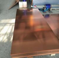 China Premium C11000 99.9% Pure Copper Plates 30-1000mm Width 1000 X 2000mm for sale