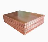 China Premium C11000 99.9% Pure Copper Plates 30-1000mm Width 1000 X 2000mm for sale