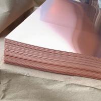 China Premium C11000 99.9% Pure Copper Plates 30-1000mm Width 1000 X 2000mm for sale