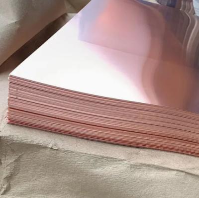 China Premium C11000 99.9% Pure Copper Plates 30-1000mm Width 1000 X 2000mm for sale