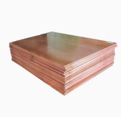 China C11000 C10200 C12000 0.6-200mm Red Copper Sheet For Industrial Decorative Use for sale
