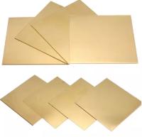 China 99% Cu C2680 H65 CuZn33 Custom Brass Plates For Industrial Use for sale