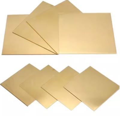 China 99% Cu C2680 H65 CuZn33 Custom Brass Plates For Industrial Use for sale