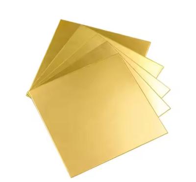 China H62 ASTM C26000 3mm Brass Sheet For Electrical Conductors Decorative Materials for sale