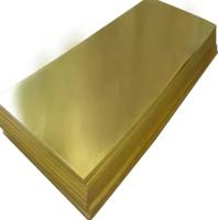 China H62 ASTM C26000 3mm Brass Sheet For Electrical Conductors Decorative Materials for sale
