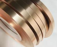 China Bright Bronze Red Decorative Copper Strip In Coil For Interior T2 C10100 C10300 C11000 for sale