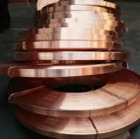 China High Conductivity Flat Copper Strip 25mm X 3mm Bare Pure Copper Ground Tape for sale