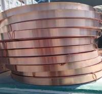 China High Conductivity Flat Copper Strip 25mm X 3mm Bare Pure Copper Ground Tape for sale