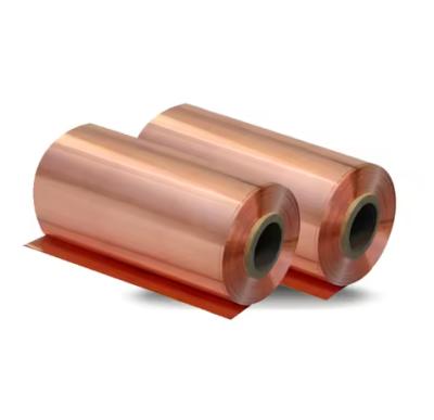 China 0.01mm Thickness Electrolytic Copper Foil Strip Custom Size Fast Shipping for sale