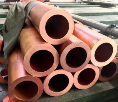 China Customized Size Metal Alloy C70600 C71500 2mm C10100 C10200 C10300 Copper Tube Pipe For Cooling Fins for sale