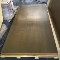 China Phosphor Bronze Brass Sheet Construction Chemical Industries Decorative Use Bright Includes Bending Cutting Welding Features for sale