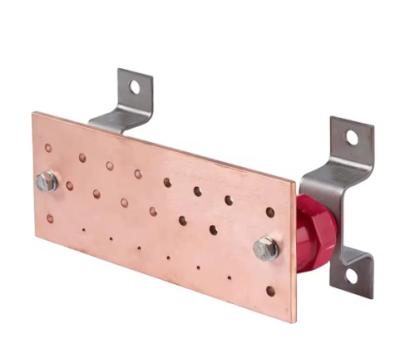 China Premium Copper Busbar Power Distribution System | High-Current Equipotential Grounding Bar | Customizable OEM Solution for sale