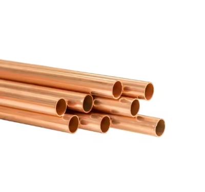 China Red Copper Tube Seamless Pipes in TU0 TU1 TU2 Bending Cutting Welding Services Offered for sale