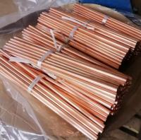 China Red Copper Tube Seamless Pipes in TU0 TU1 TU2 Bending Cutting Welding Services Offered for sale