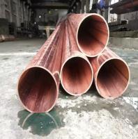 China Red Copper Tube Seamless Pipes in TU0 TU1 TU2 Bending Cutting Welding Services Offered for sale