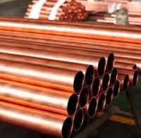 China Red Copper Tube Seamless Pipes in TU0 TU1 TU2 Bending Cutting Welding Services Offered for sale