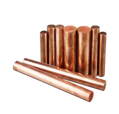 China Pure Red Copper Rod Bright Copper Bar for Industrial Use for Welding Bending Cutting for sale