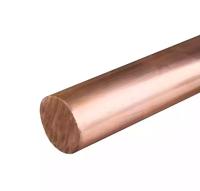 China Customizable 3~800mm C11000 C10200 Pure Copper Red Round Bar for Construction and Decoration for sale