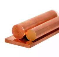China Customizable 3~800mm C11000 C10200 Pure Copper Red Round Bar for Construction and Decoration for sale