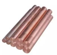 China Customizable 3~800mm C11000 C10200 Pure Copper Red Round Bar for Construction and Decoration for sale