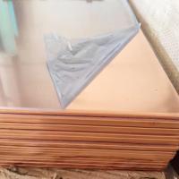 China Premium Decorative Brass Copper Sheets 0.15mm-2.2mm 1/4H Temper For Construction, Electronics for sale