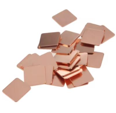 China Red Copper Plate Sheet 0.3mm 0.5mm 08mm Thickness Pure Copper Plate Used for laptop cooling for sale