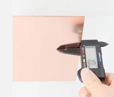 China Mill Alloy C11000 C10100 C10200 C1100 Pure Copper Sheet and Copper Plate for sale