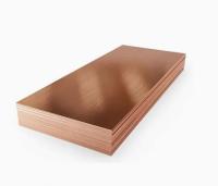 China Decoration ASTM T2 C11000 C10200 Copper Plate Or Brass Copper Alloy Sheet For Building Materials for sale