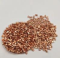 China 99.999% High purity Copper Particles Pure Copper Pellets 99% Cu Granules Evaporation Coating for sale