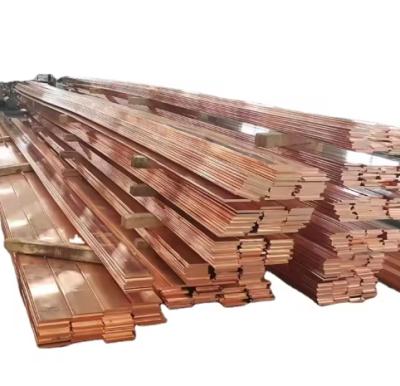 China 99.99% Pure T1 Copper Flat Bar For Power Stations Aerospace 85x10x5000mm Customizable for sale