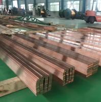 China 99.99% Pure T1 Copper Flat Bar For Power Stations Aerospace 85x10x5000mm Customizable for sale