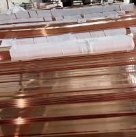 China custom 99.9% Pure Copper Flat Bus Bar C11000 Copper Bars 25x3mm  for sale