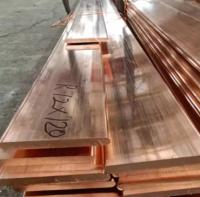 China 3.5x50mm Copper Busbar T2 Grade High Conductivity Bar For Electrical Power Distribution Equipment for sale