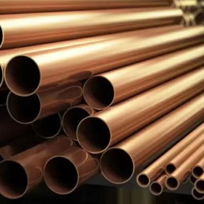 China C12200 Red Copper Pipe 8mm 22mm 35mm Straight Copper Tube For Water Industrial Applications for sale