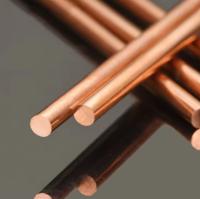 China High Purity 99.9% Copper Rod For Construction Lightning Protection with Welding, Bending Cutting Services for sale
