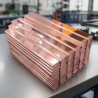 China ASTM C11000 99.99% Pure Copper Bus Bar for Electrical Power Distribution with Custom Lengths 0-6m for sale