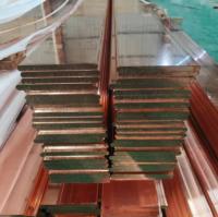 China ASTM C11000 99.99% Pure Copper Bus Bar for Electrical Power Distribution with Custom Lengths 0-6m for sale