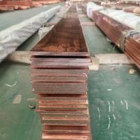 China ASTM C11000 99.99% Pure Copper Bus Bar for Electrical Power Distribution with Custom Lengths 0-6m for sale