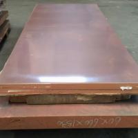 China Beryllium Bronze C17200 Beryllium Copper Sheet Alloy Plate For Electrical Mechanical Industry for sale