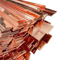 China Pure Copper Flat Bus Bar Copper Tape For Lightning Grounding Protection System for sale