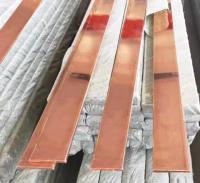 China Pure Copper Flat Bus Bar Copper Tape For Lightning Grounding Protection System for sale