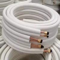 China Insulated Copper Tube Coil with 0.8mm Wall Thickness and Pre-installed Nuts for HVAC Refrigerant Systems for sale