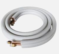China Insulated Copper Tube Coil with 0.8mm Wall Thickness and Pre-installed Nuts for HVAC Refrigerant Systems for sale